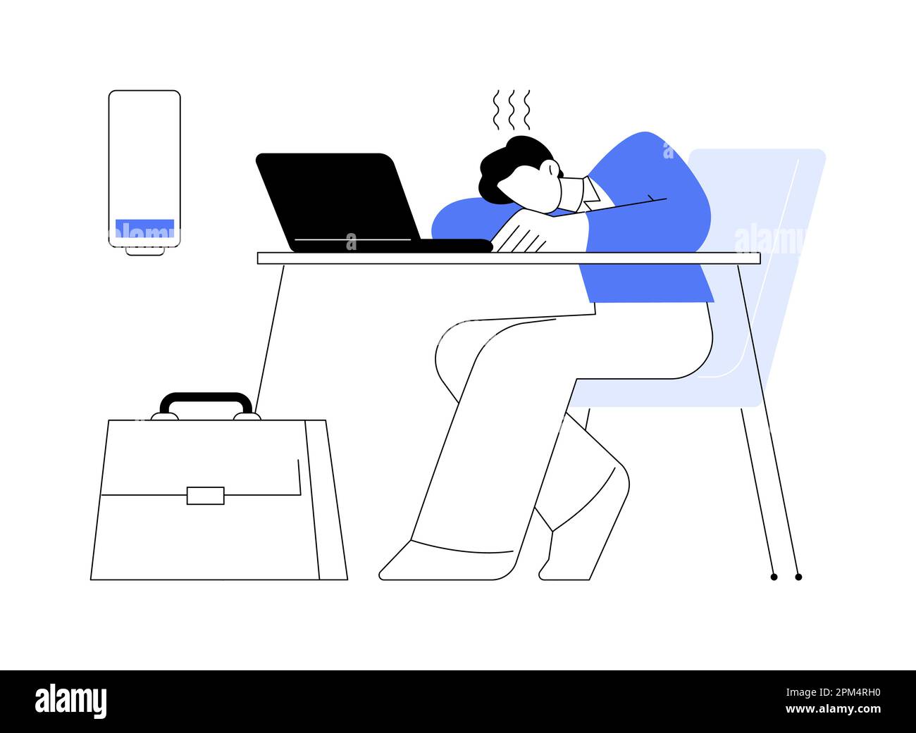 Emotional burnout abstract concept vector illustration Stock Vector ...