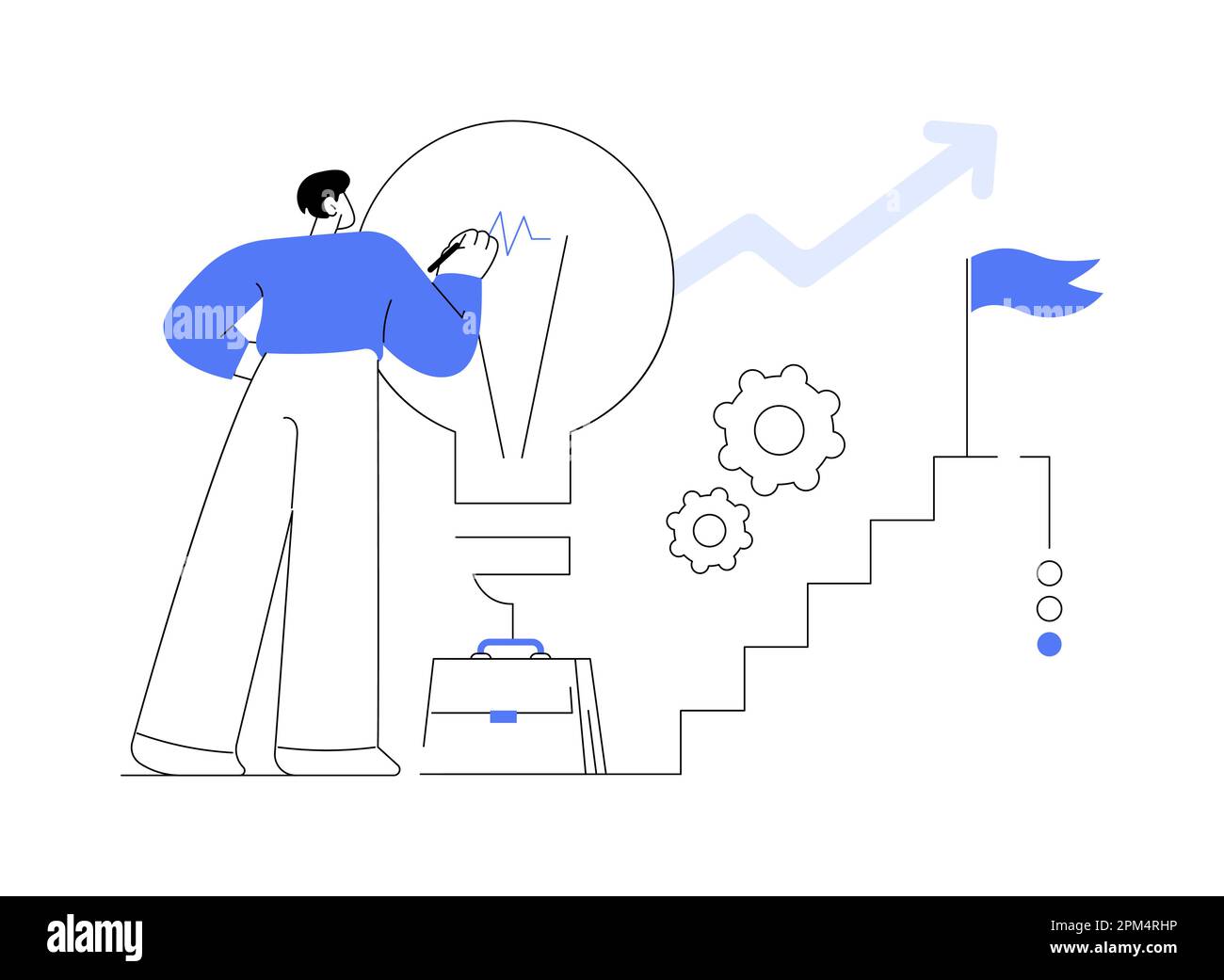 Career development abstract concept vector illustration Stock Vector ...