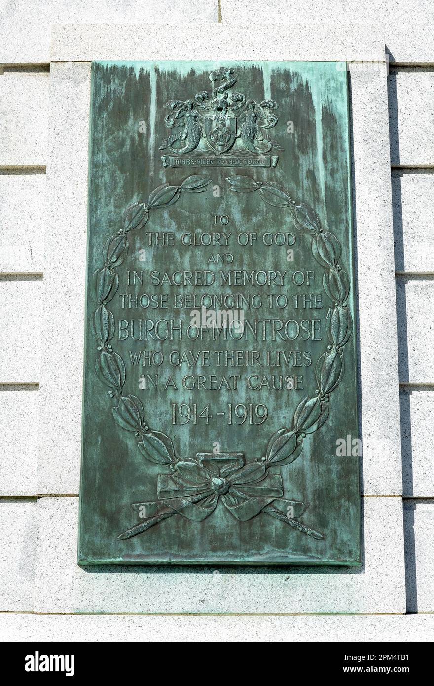 Montrose Cenotaph is in Memory of those who lost their lives in World ...