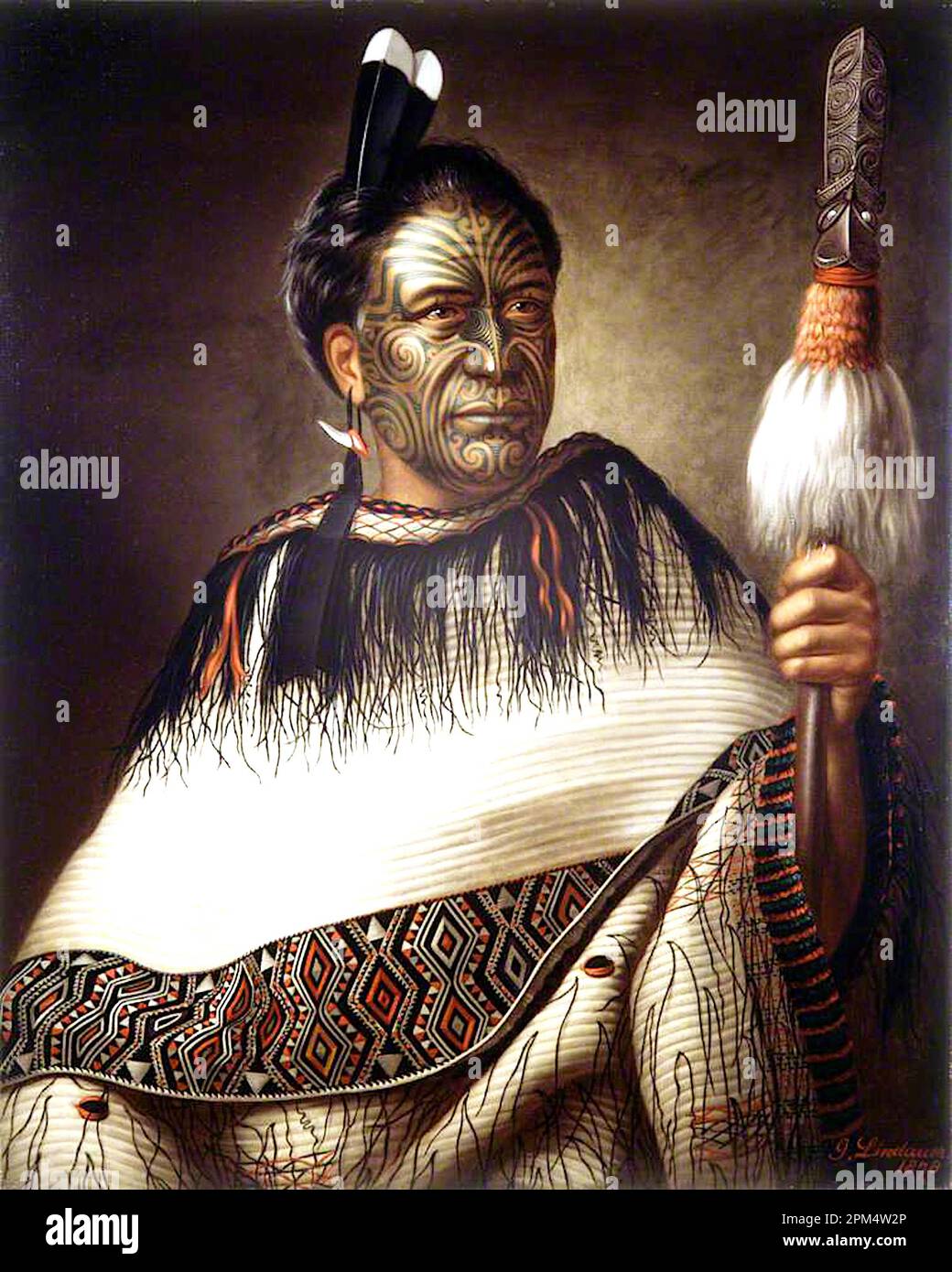 Maori culture face tattoos hi-res stock photography and images - Alamy