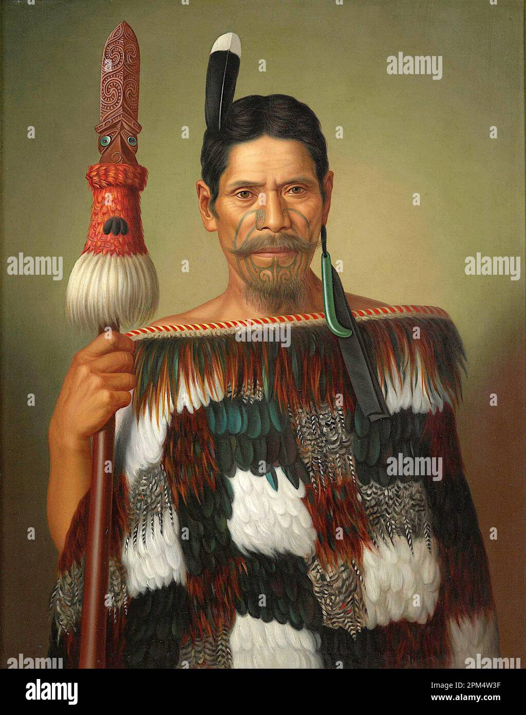 Gottfried Lindauer - Mr Paramena Stock Photo - Alamy