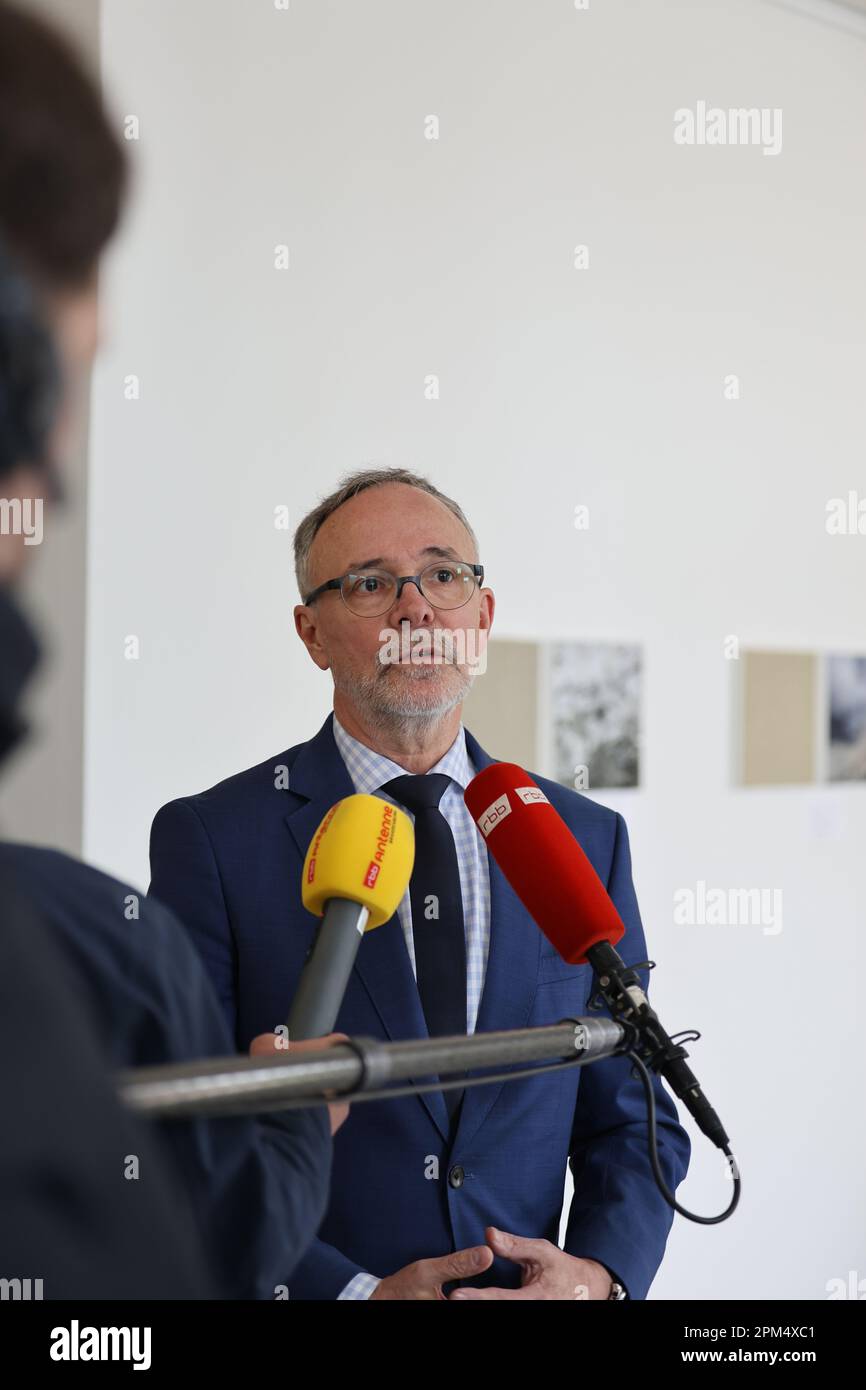 Strausberg, Germany. 11th Apr, 2023. Strausberg: The photo shows Uwe ...