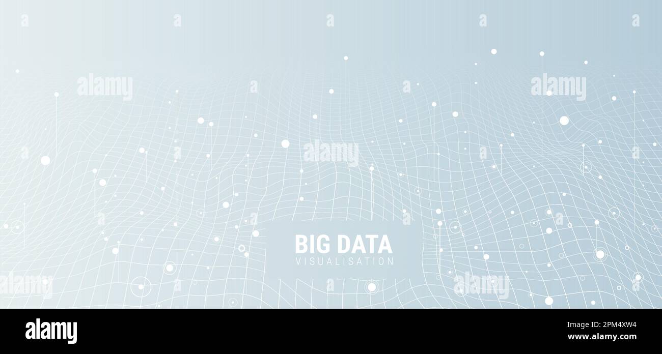 Big data visual information background. Social network concept ...