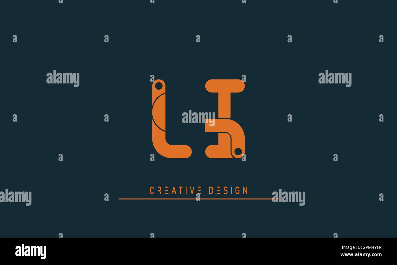 Alphabet letters Initials Monogram logo LI , IL Stock Vector Image ...