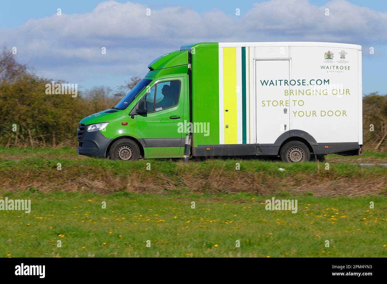 Waitrose delivery van hi-res stock photography and images - Alamy