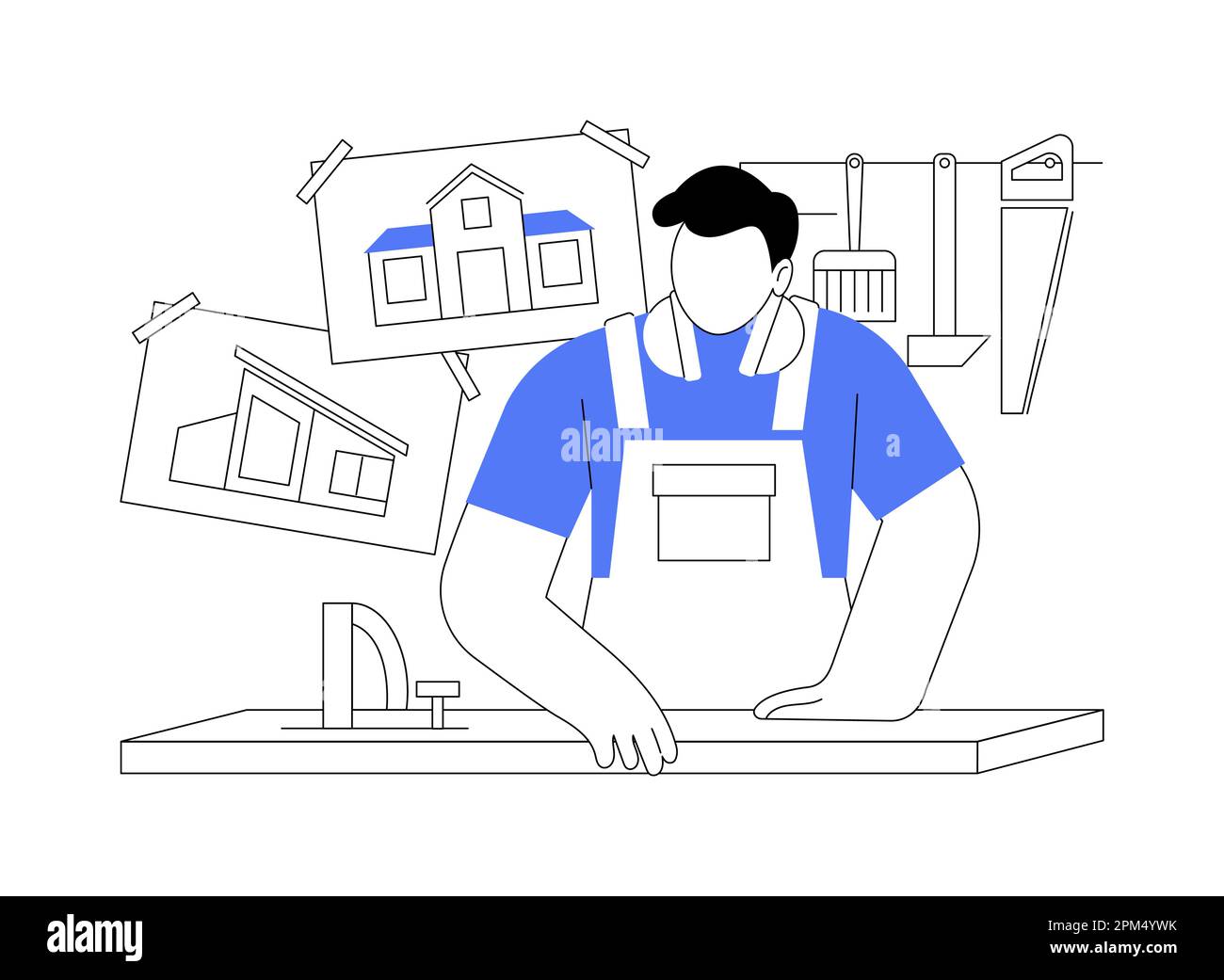 Building summer house abstract concept vector illustration Stock Vector ...