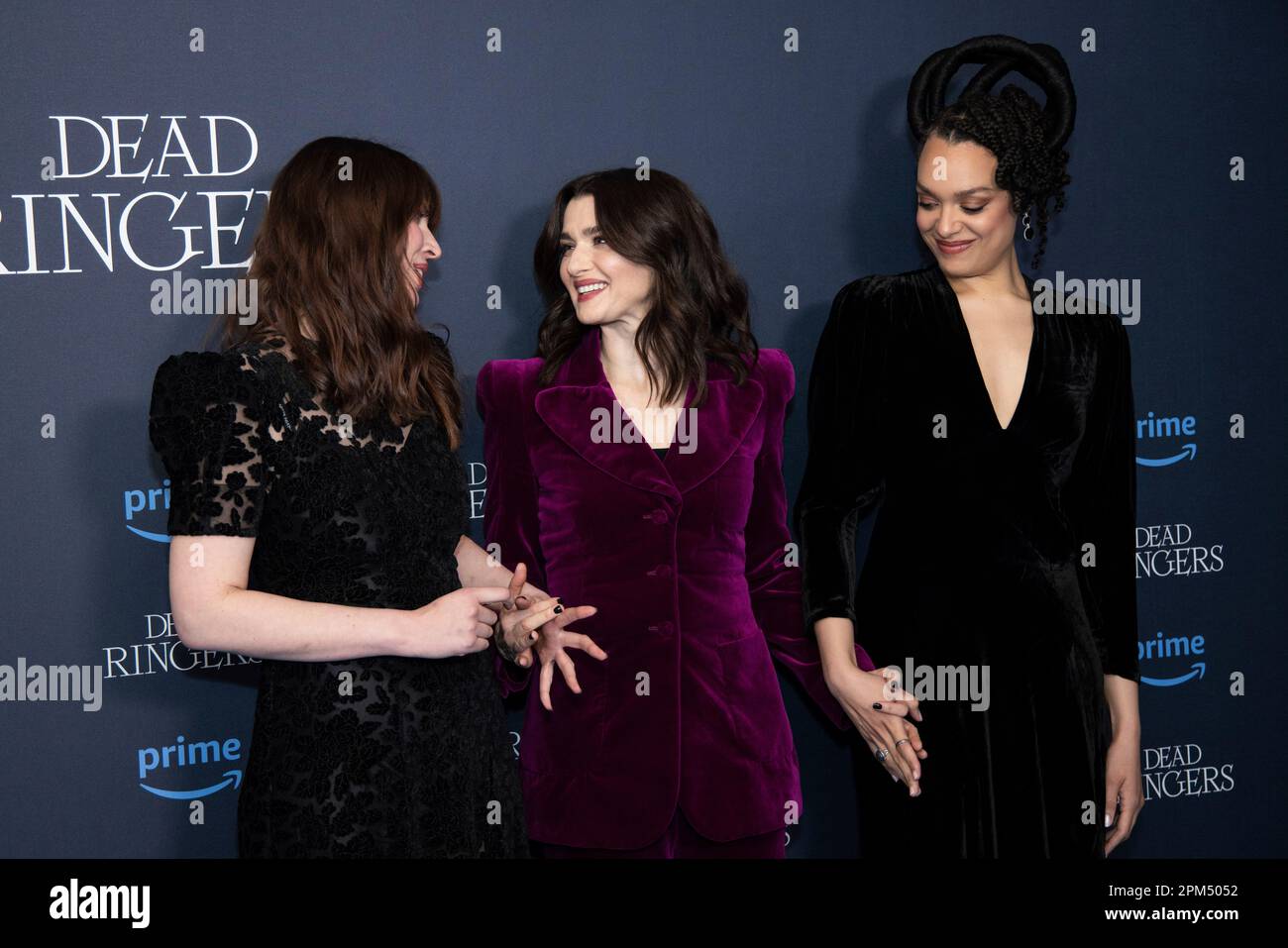 Alice Birch, from left, Rachel Weisz and Britne Oldford pose for ...