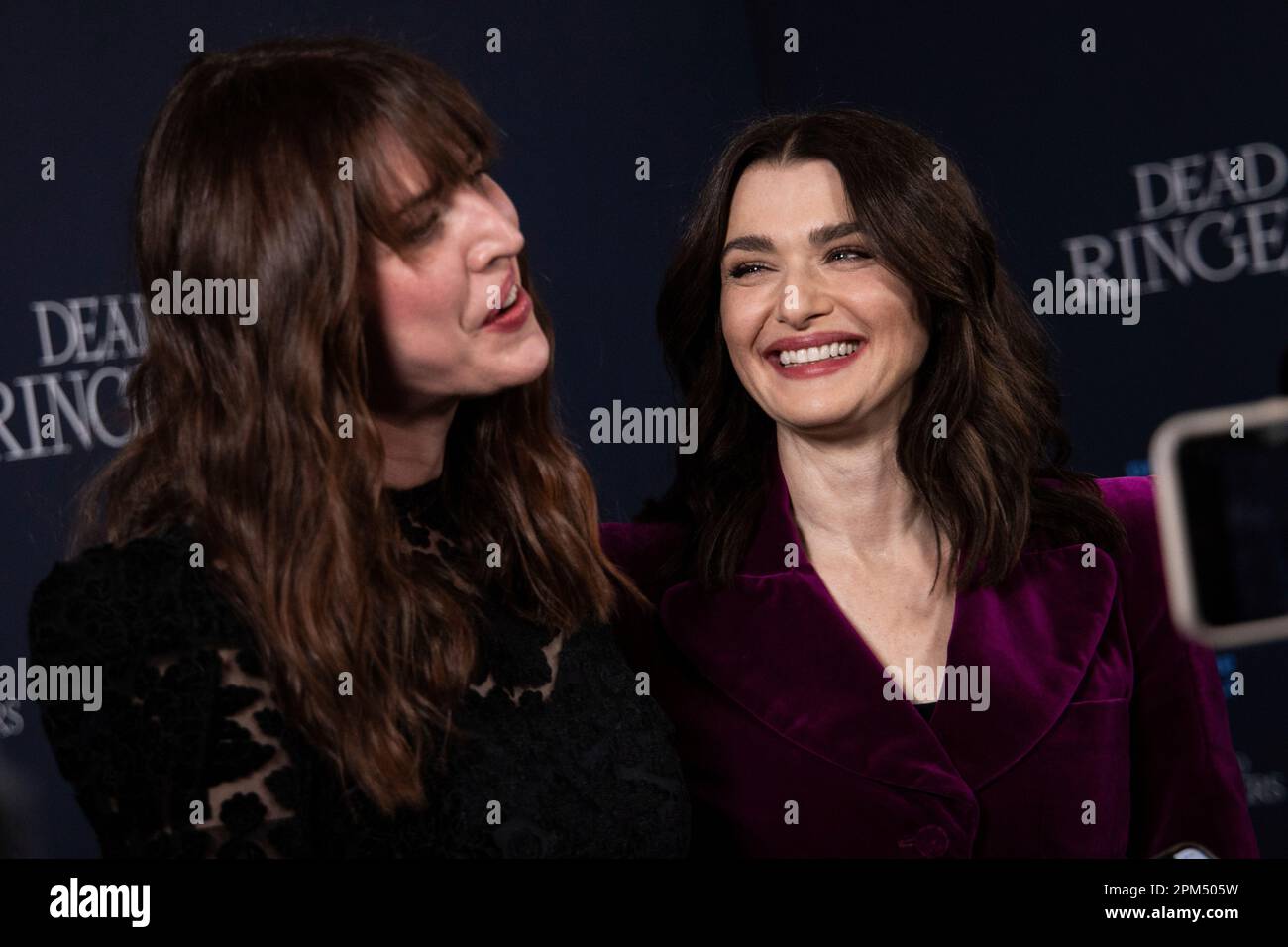 Rachel Weisz and Alice Birch are interviewed upon arrival at the ...