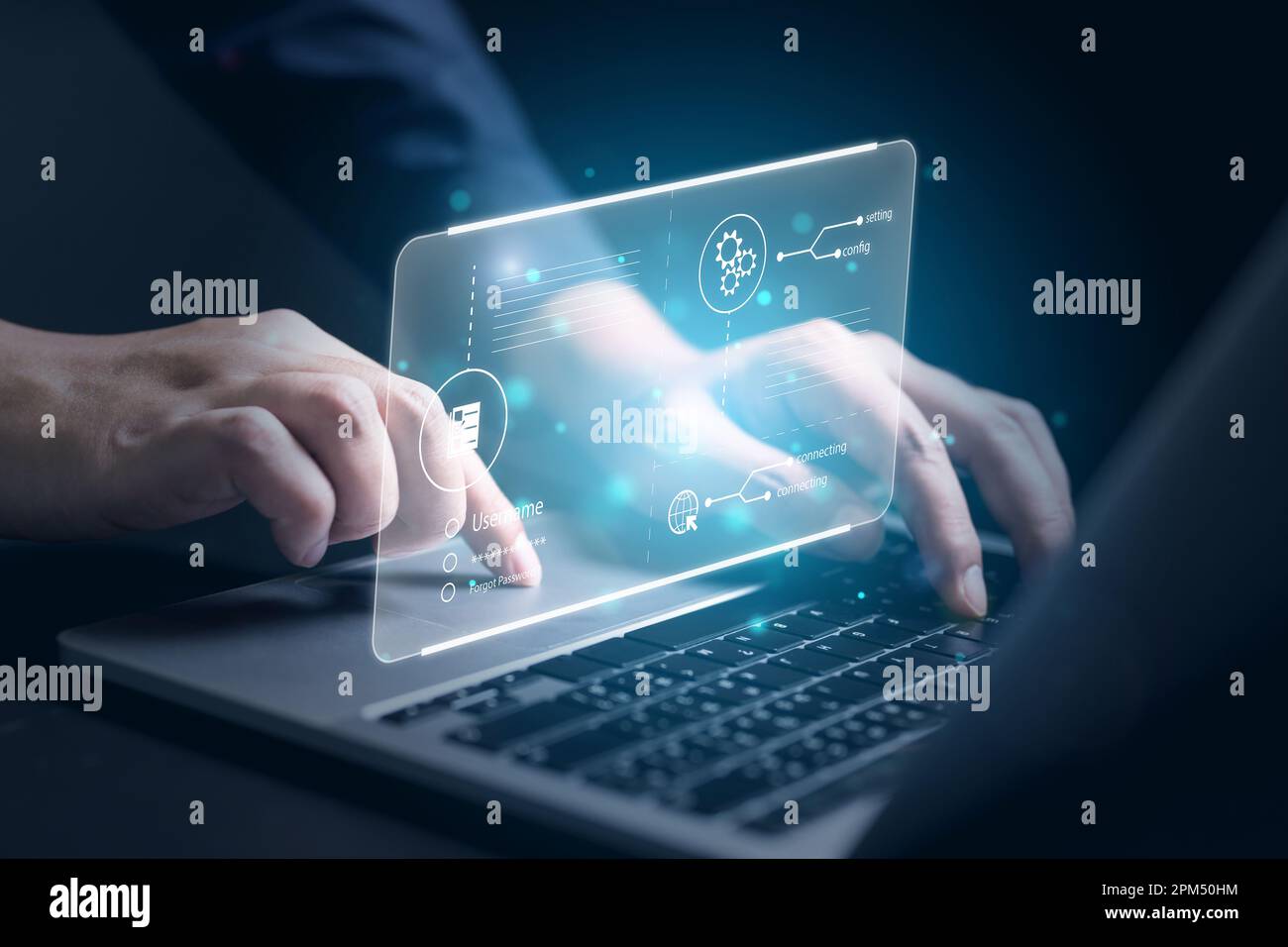 business analysis chart KPI Data icon technology Stock Photo - Alamy