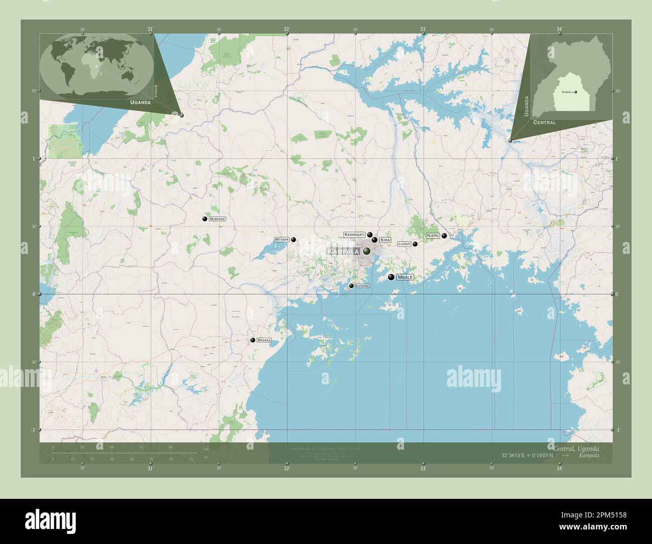 Njeru street map hi-res stock photography and images - Alamy