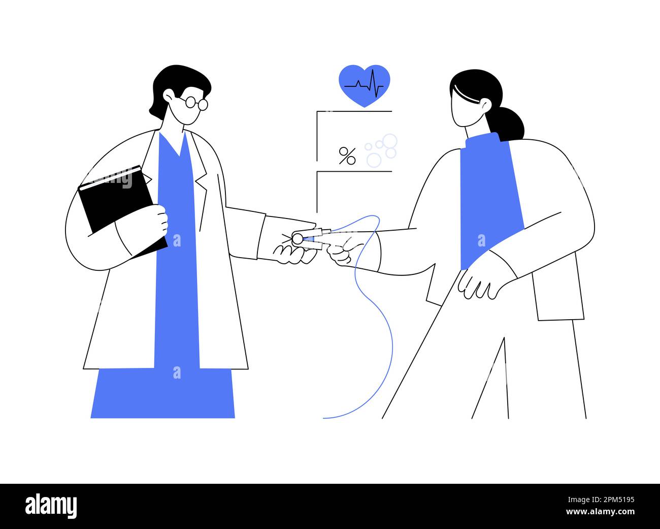 Pulse Oximeter Monitoring Abstract Concept Vector Illustration Stock Vector Image And Art Alamy