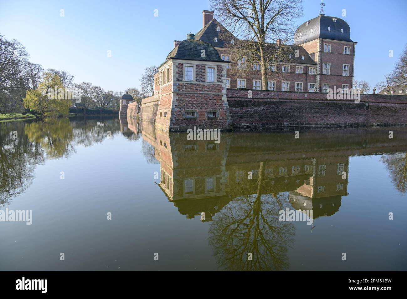 the city and the castle of Ahaus in germany Stock Photo - Alamy
