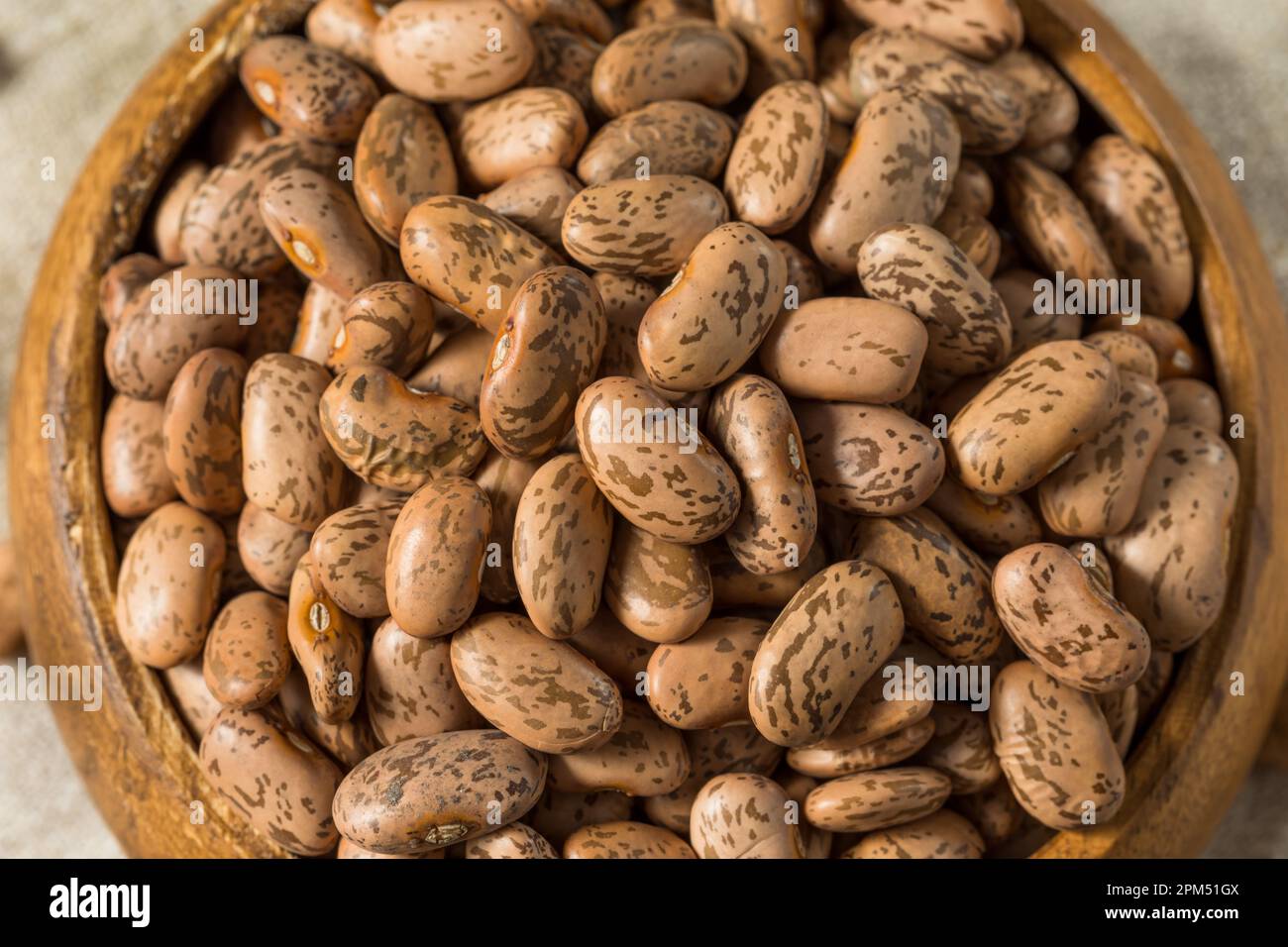 Dry Organic Raw Pinto Beans in a Bowl Stock Photo - Alamy