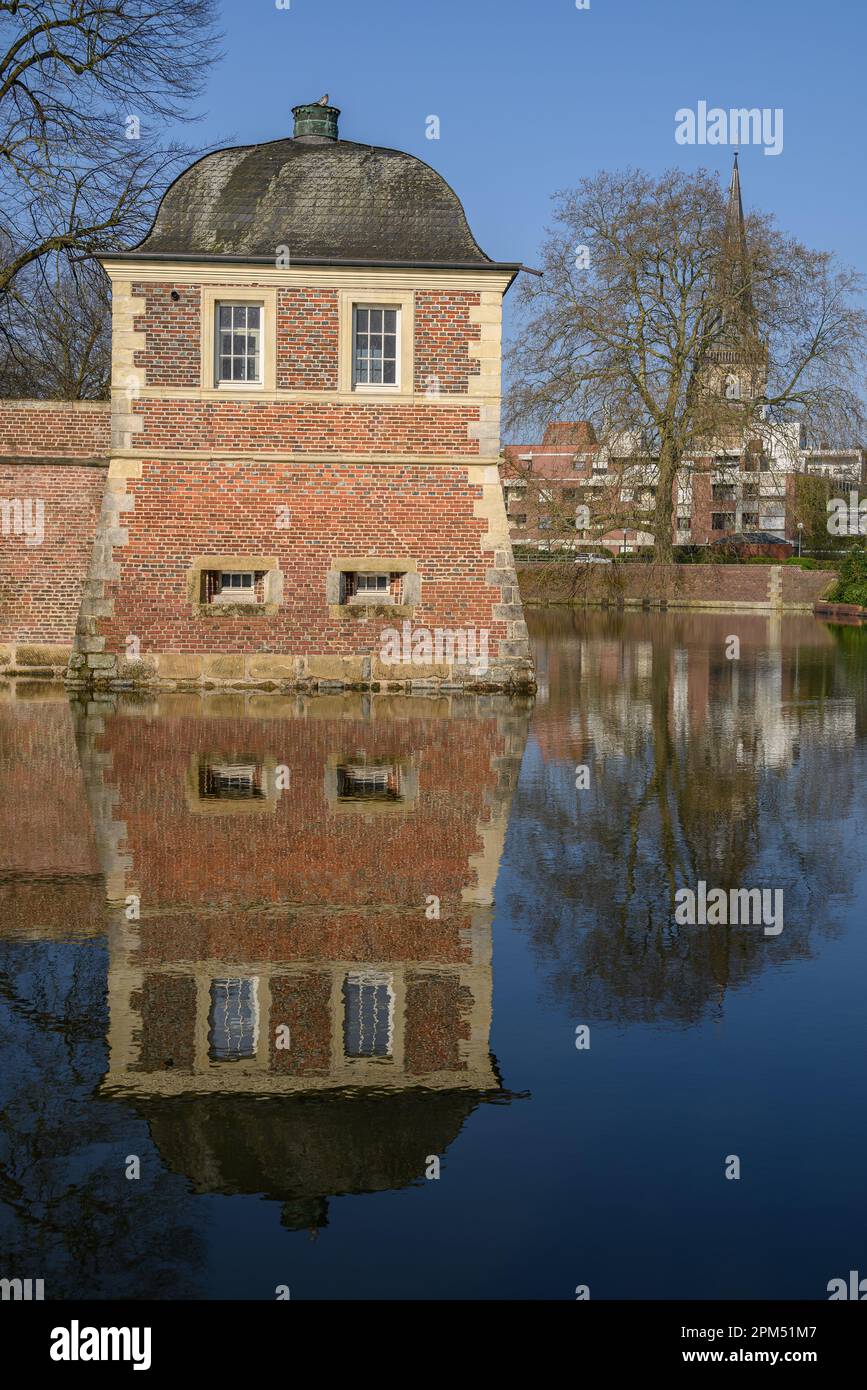 the city and the castle of Ahaus in germany Stock Photo - Alamy
