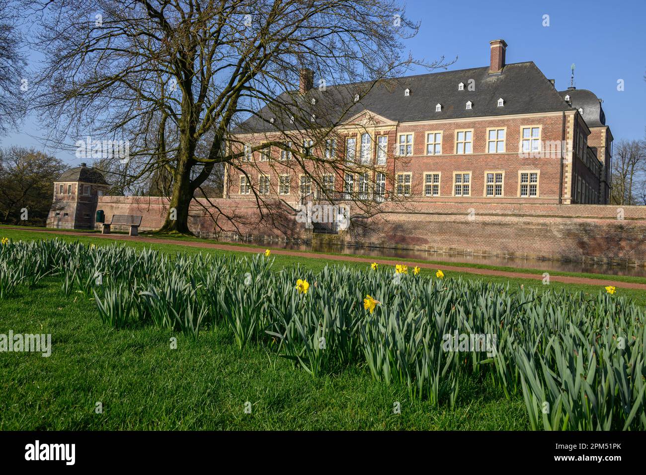 the city and the castle of Ahaus in germany Stock Photo - Alamy