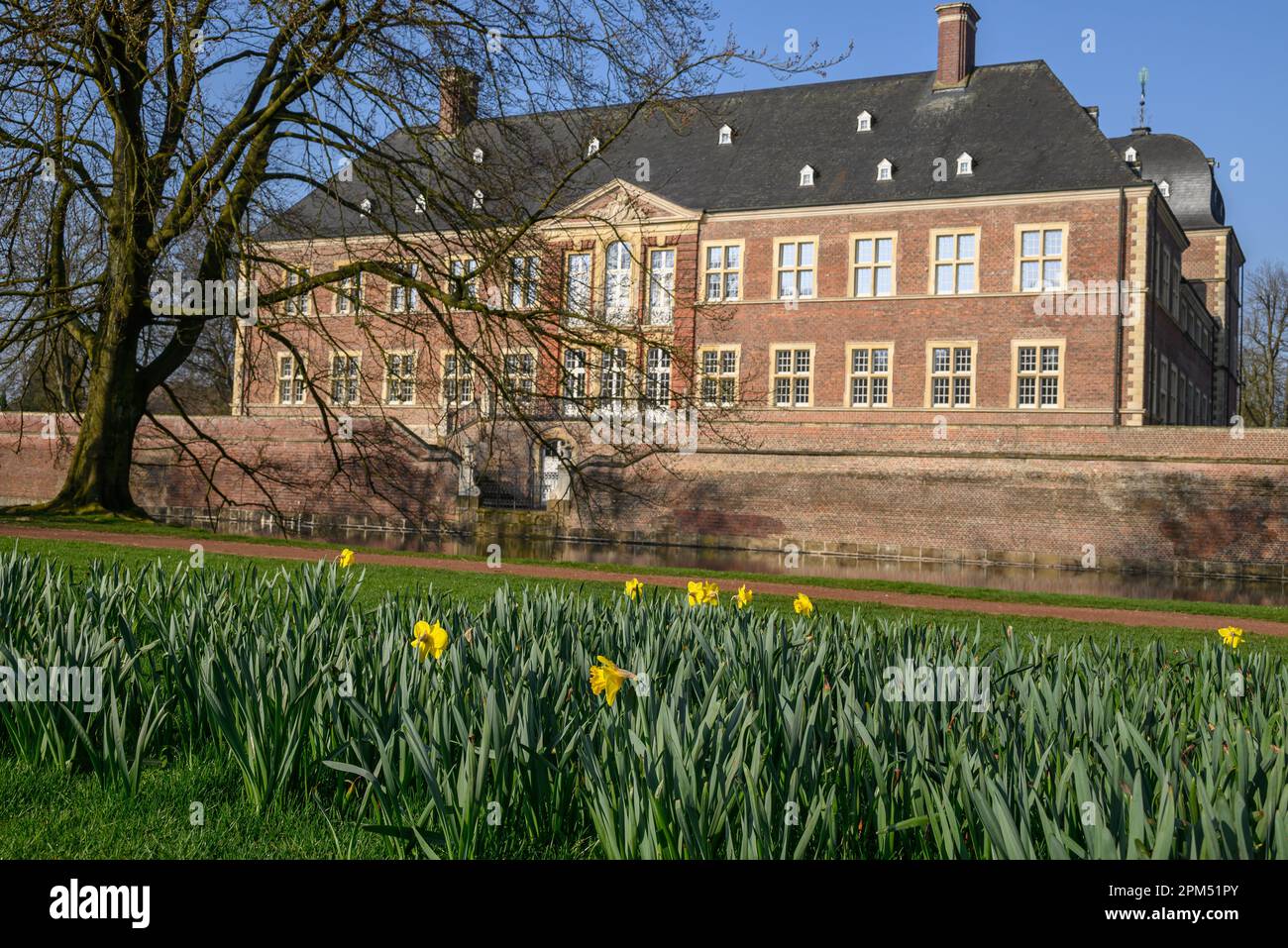 the city and the castle of Ahaus in germany Stock Photo - Alamy