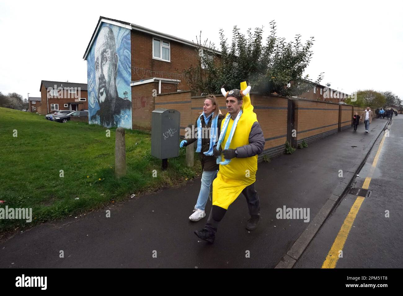 Manchester city fan banana hi-res stock photography and images - Alamy