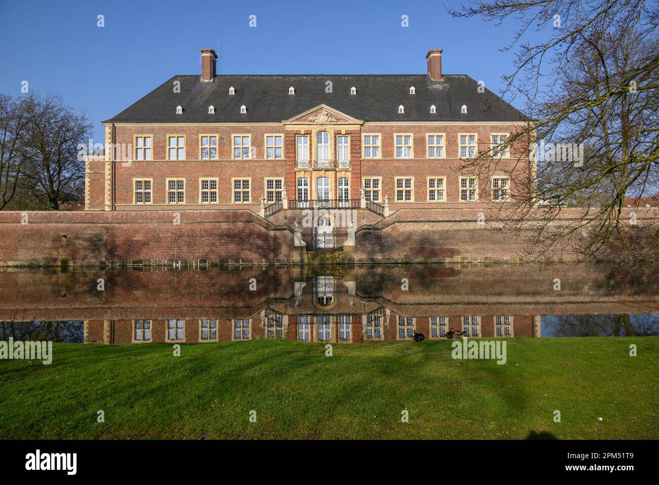 the city and the castle of Ahaus in germany Stock Photo - Alamy