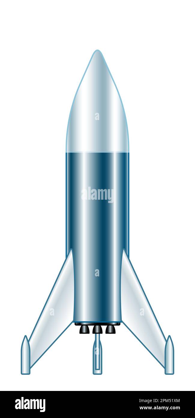 Illustration of a concept space rocket Stock Vector Image & Art - Alamy