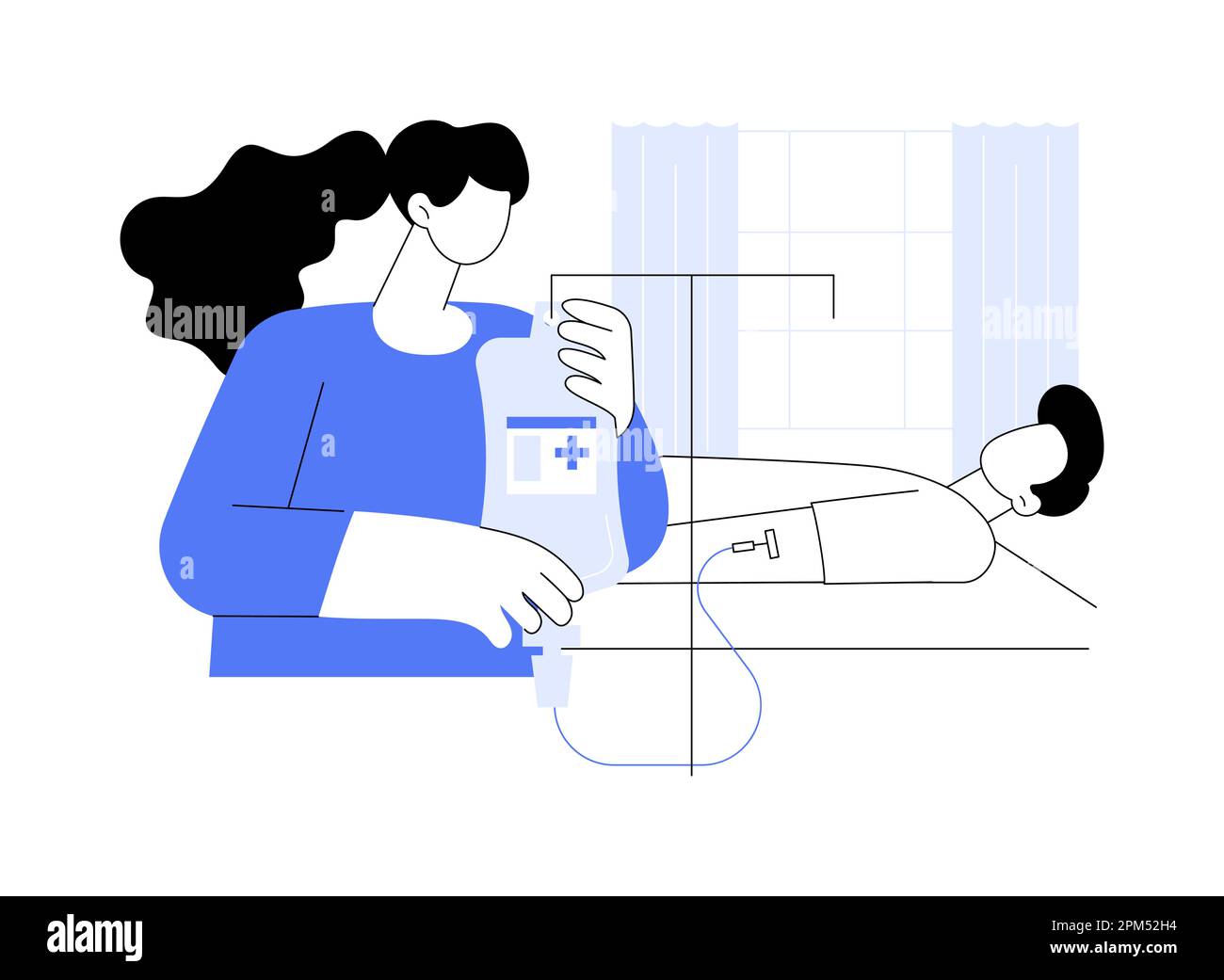 IV sedation abstract concept vector illustration Stock Vector Image ...