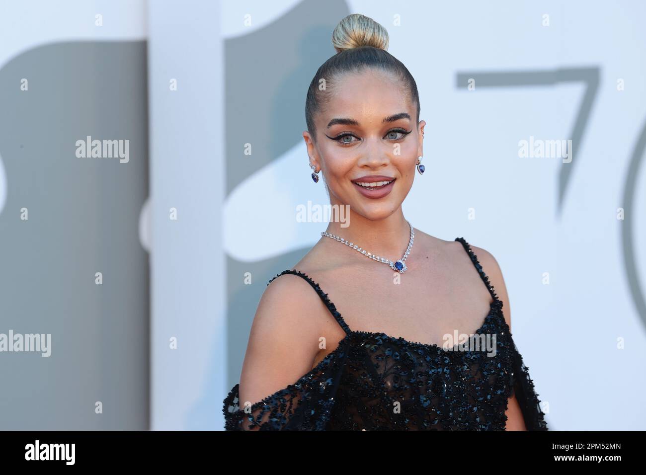 VENICE, ITALY - SEPTEMBER 07: Jasmine Sanders attends "The Son" red ...