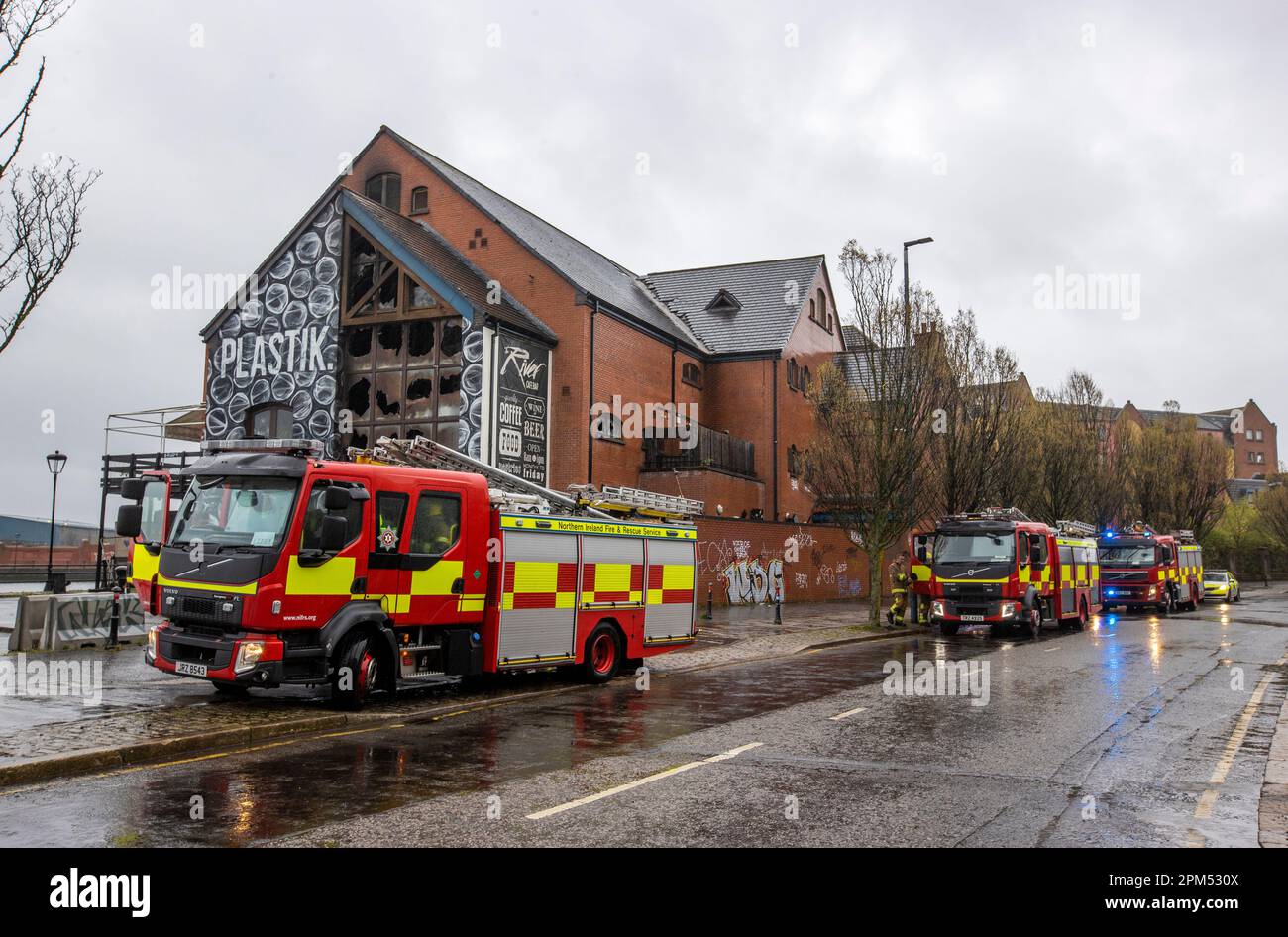 A fire has broken out shortly before 5pm at the former nightclub ...