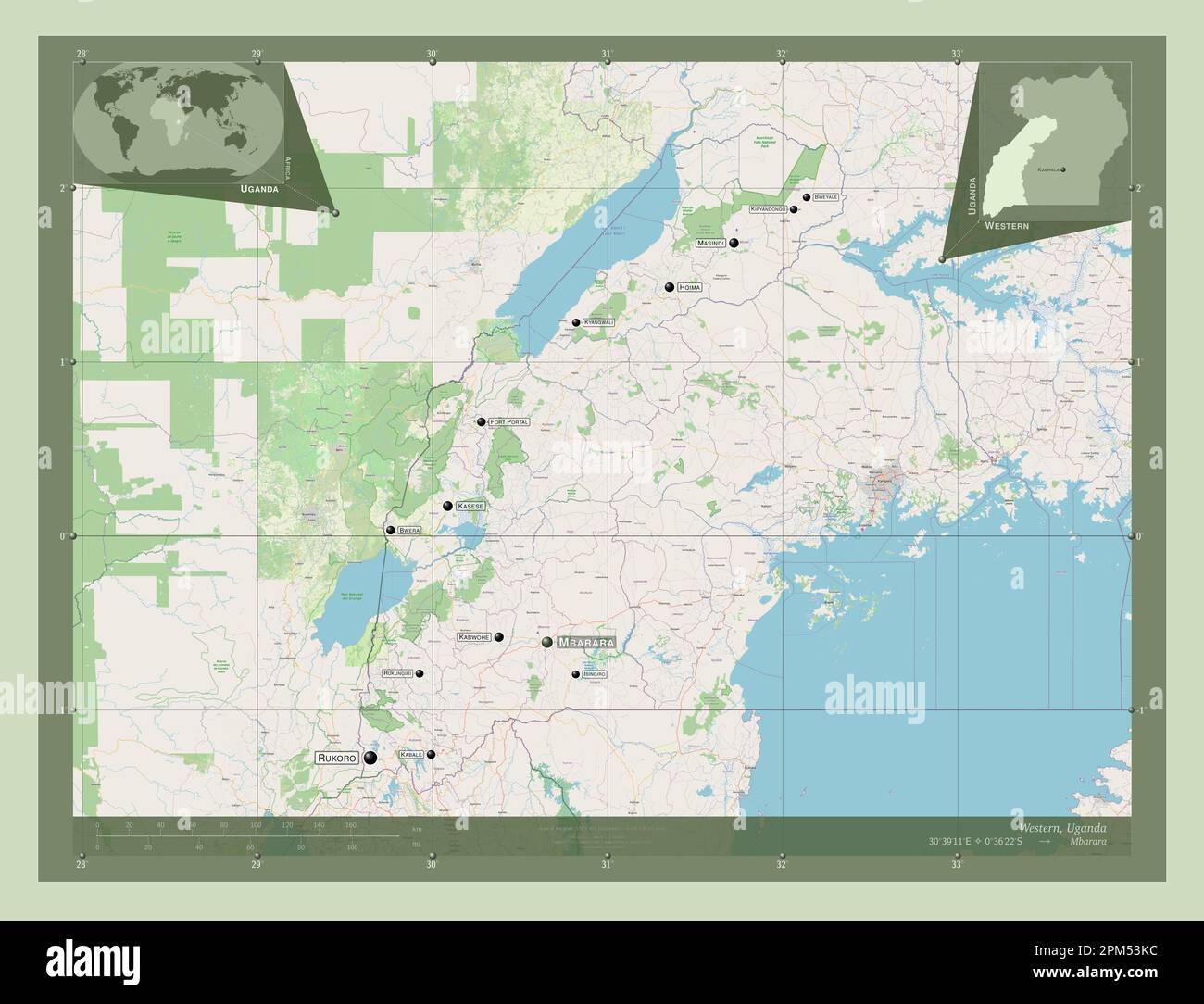 Hoima street map hi-res stock photography and images - Alamy