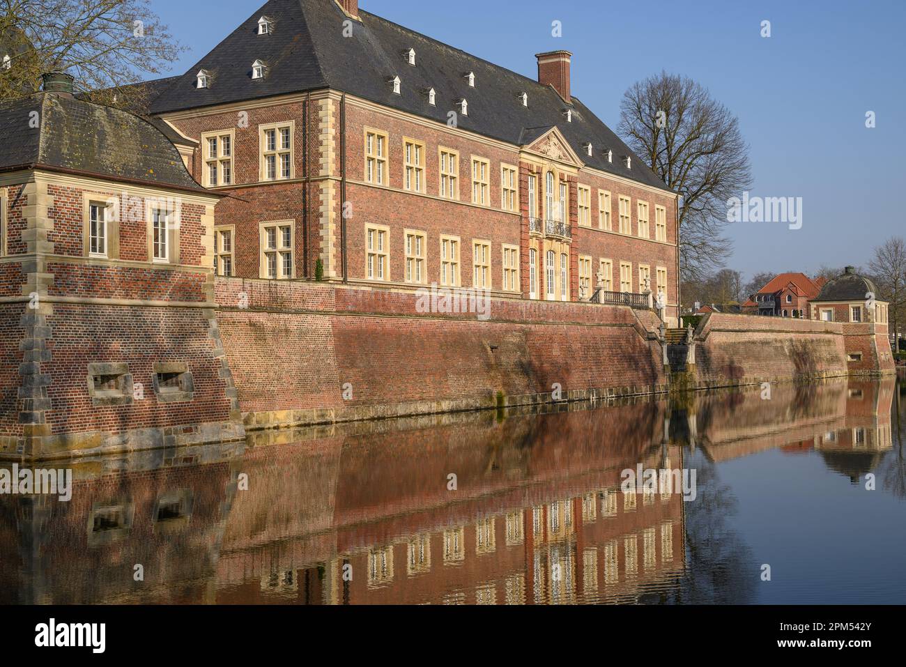 the city and the castle of Ahaus in germany Stock Photo - Alamy