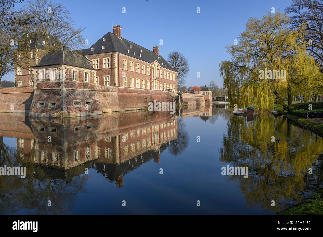the city and the castle of Ahaus in germany Stock Photo - Alamy