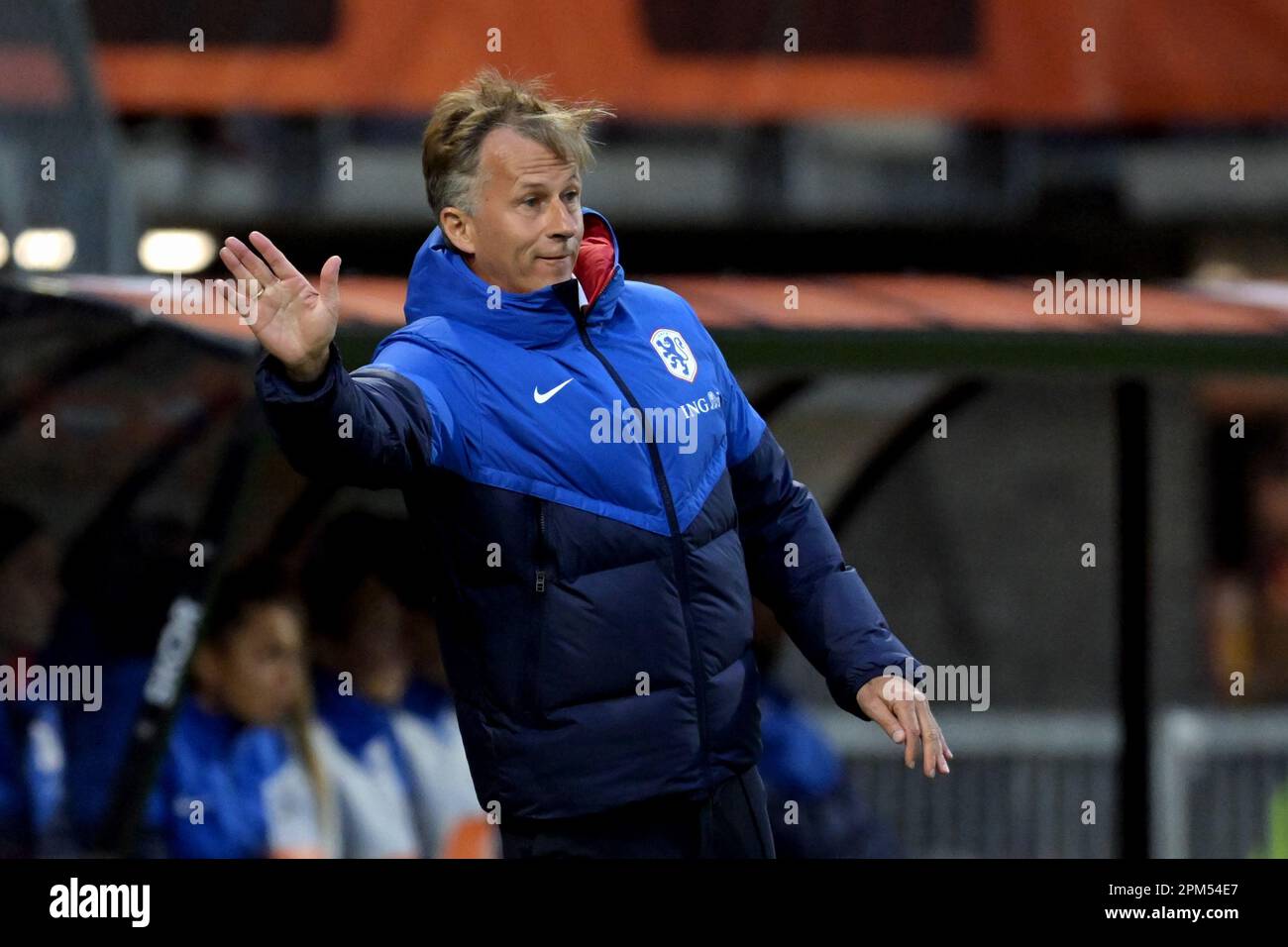 ROTTERDAM - Holland coach Andries Jonker during the friendly match for ...