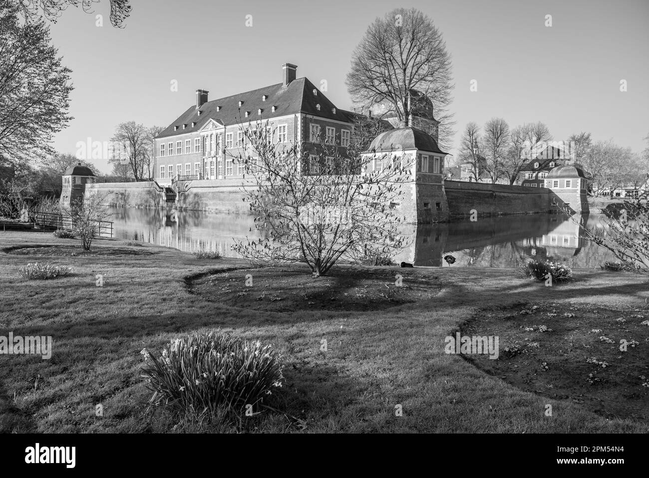 the city and the castle of Ahaus in germany Stock Photo - Alamy