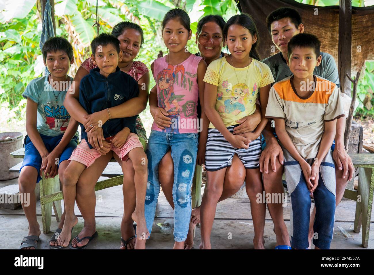 Faces of Peru: Life on the Amazon Stock Photo - Alamy