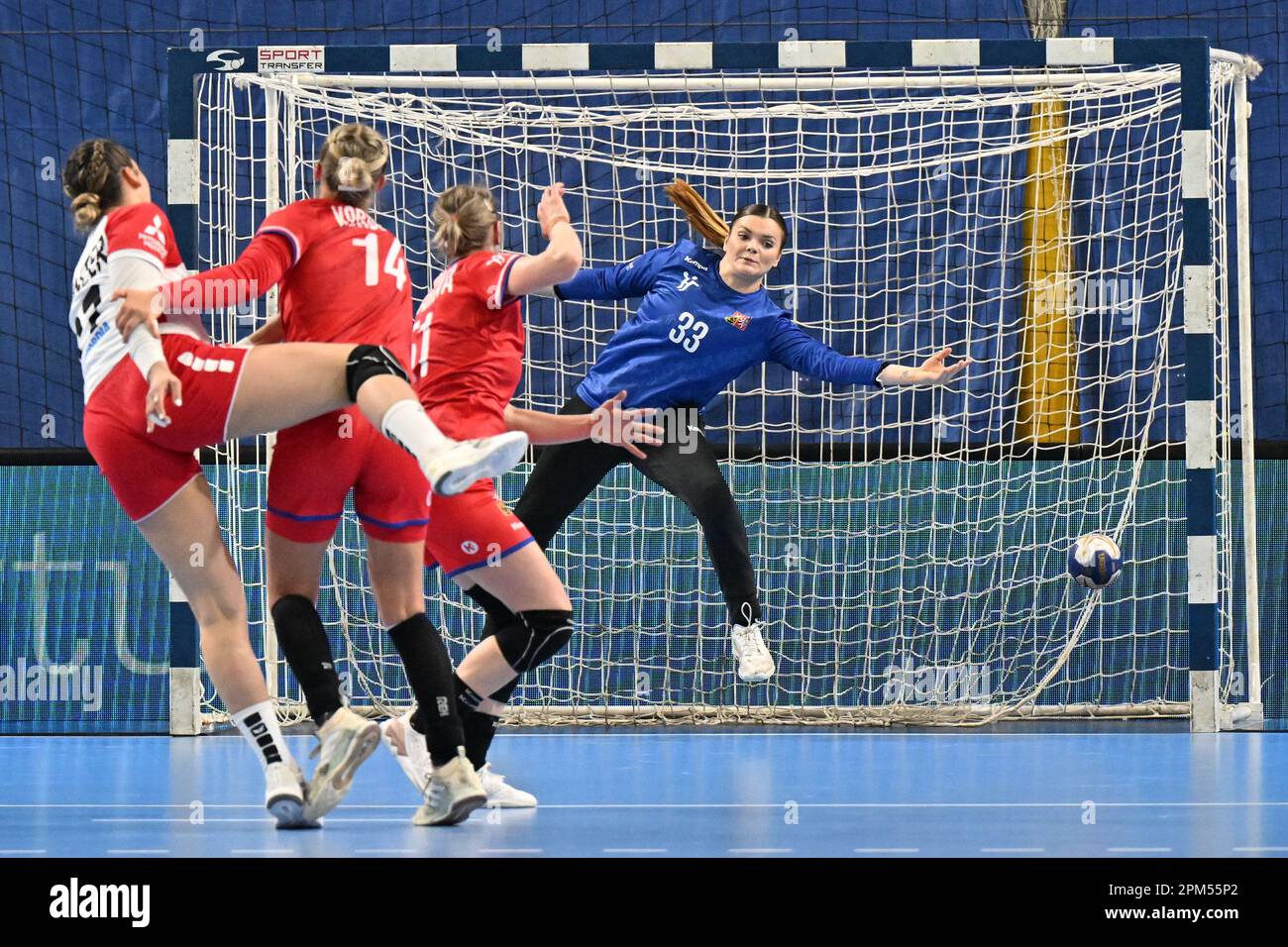 Brno, Czech Republic. 11th Apr, 2023. Celia Heinzer of Switzerland ...