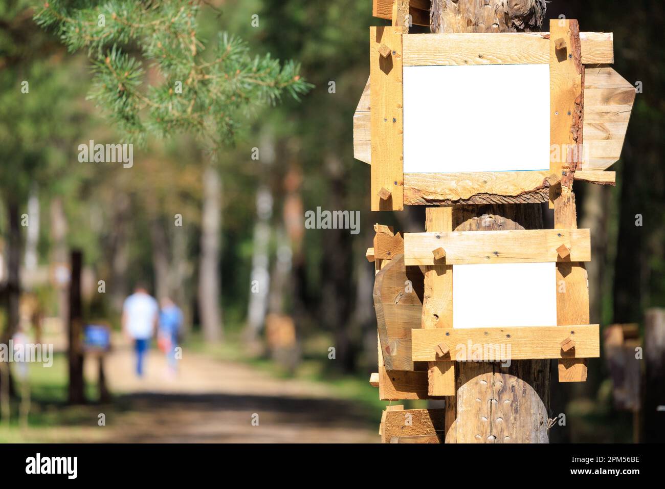 Information boards, signs, billboards in the city Stock Photo - Alamy