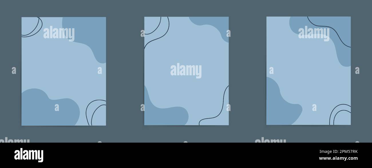 Abstract trendy backgrounds in line art style. Editable vector ...