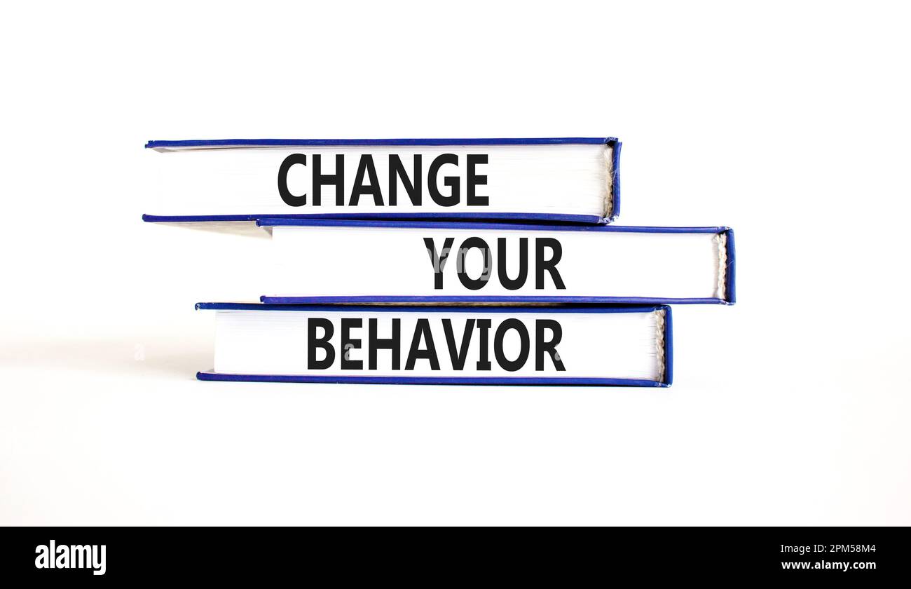 Motivation and Change your behavior symbol. Concept words Change your ...