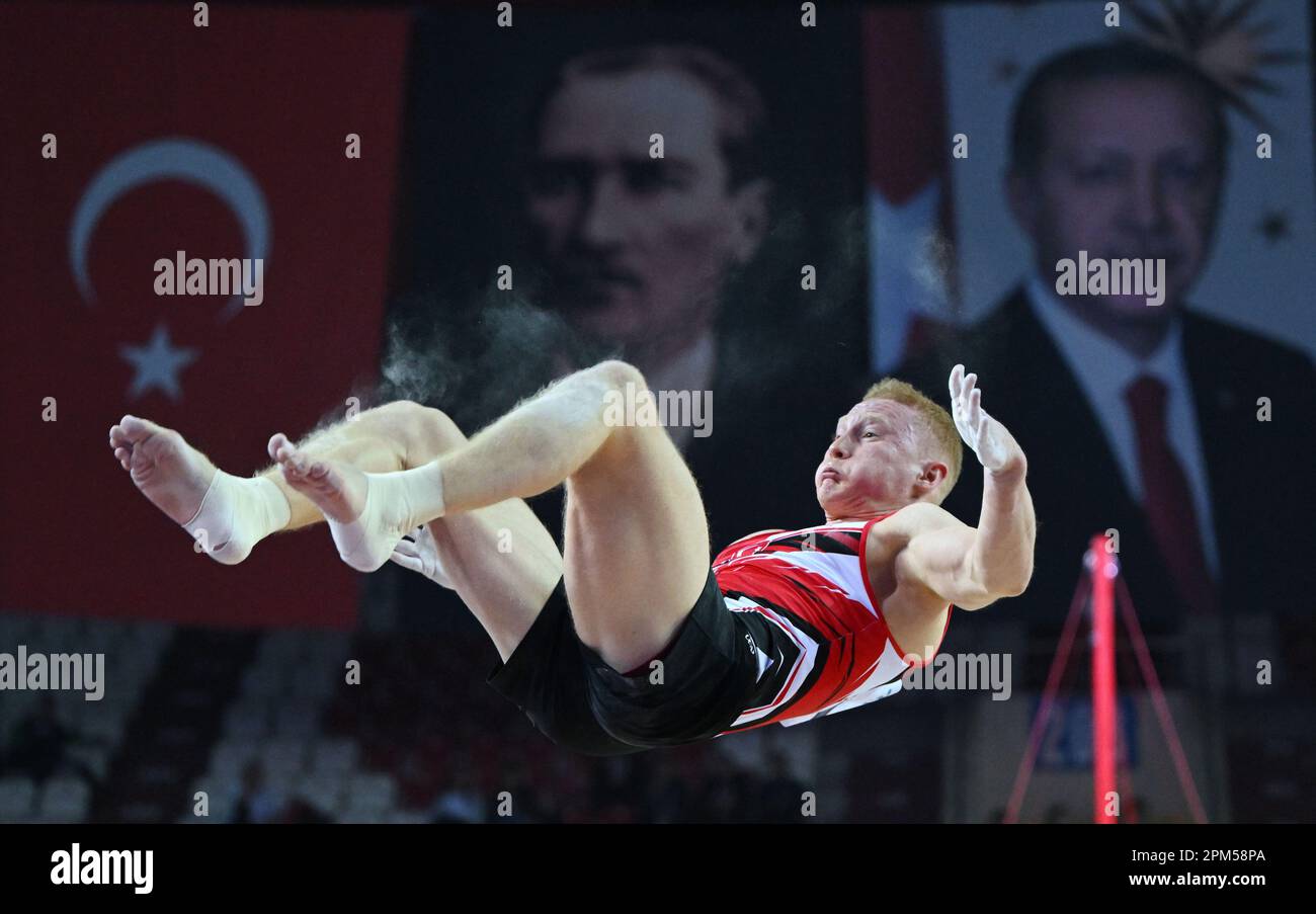 Antalya, Turkey. 11th Apr, 2023. Gymnastics: European Championship, men ...