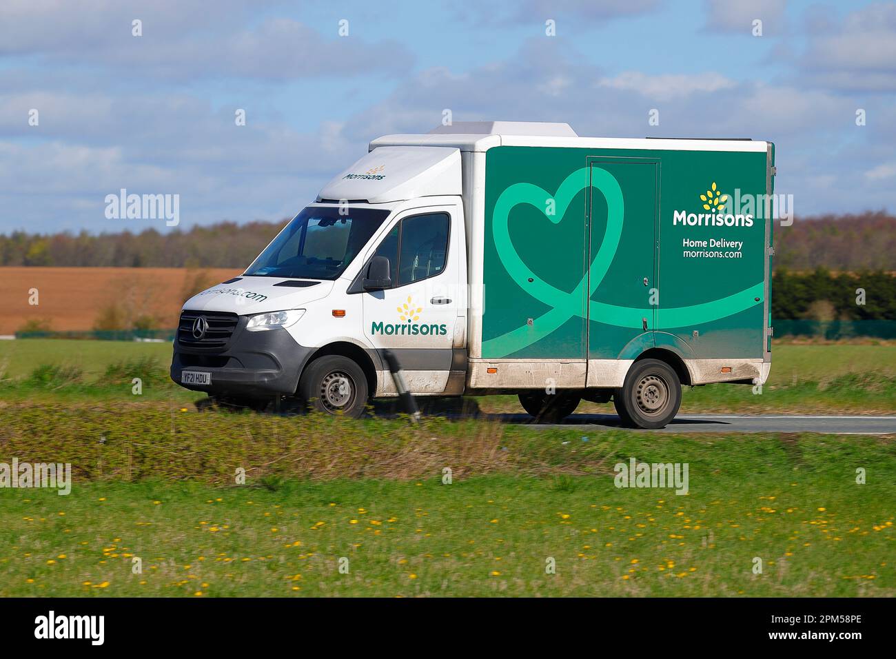 Morrisons delivery van hi-res stock photography and images - Alamy