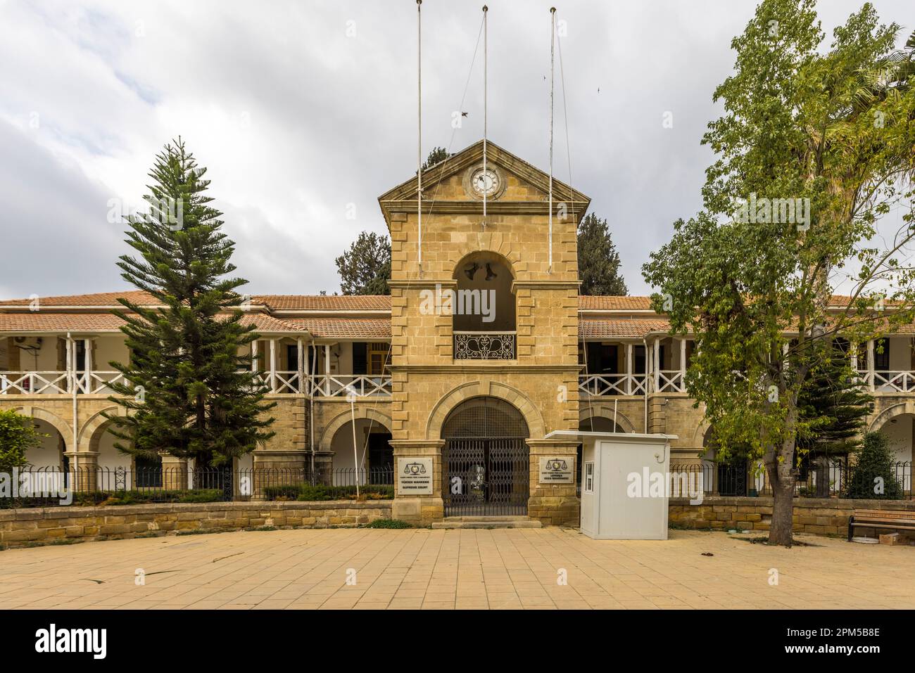 Court of Justice from the British colonial period at Atatürk Square in ...