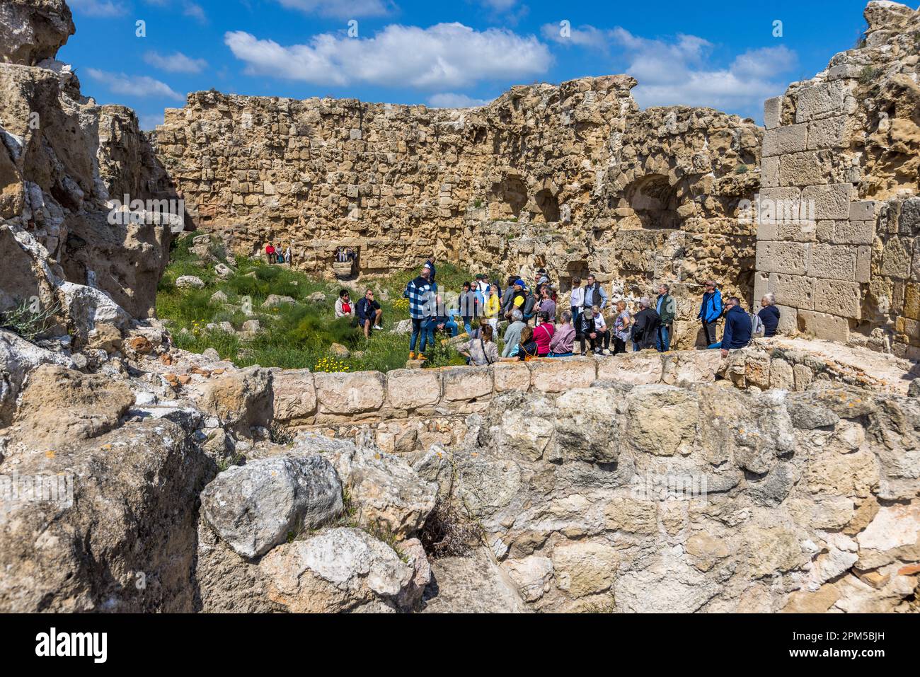 Ruins of the ancient Iron Age city-kingdom of Salamis near Agios ...