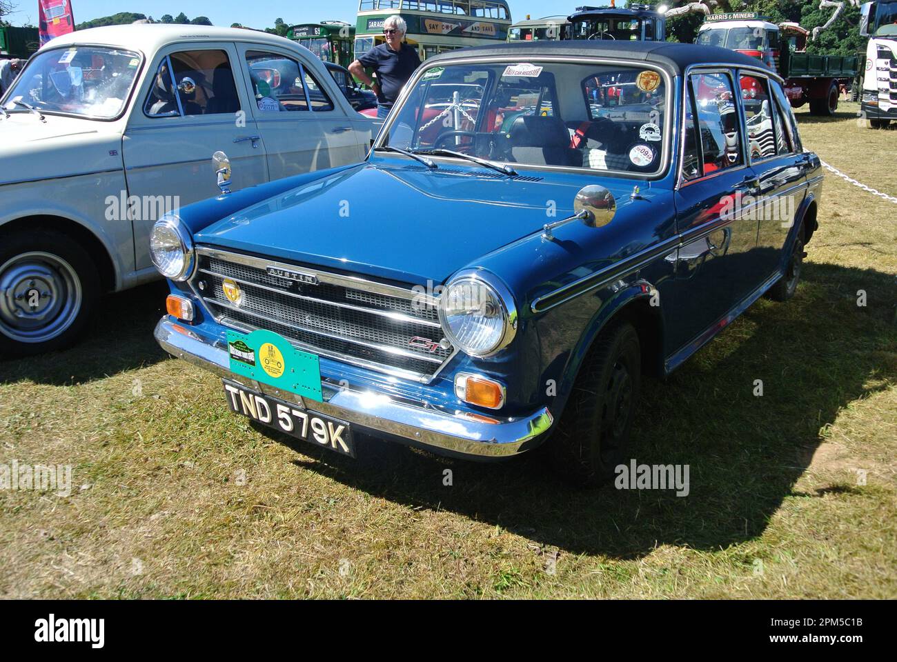 A 1972 Austin 1300 parked on display at the 47th Historic Vehicle ...