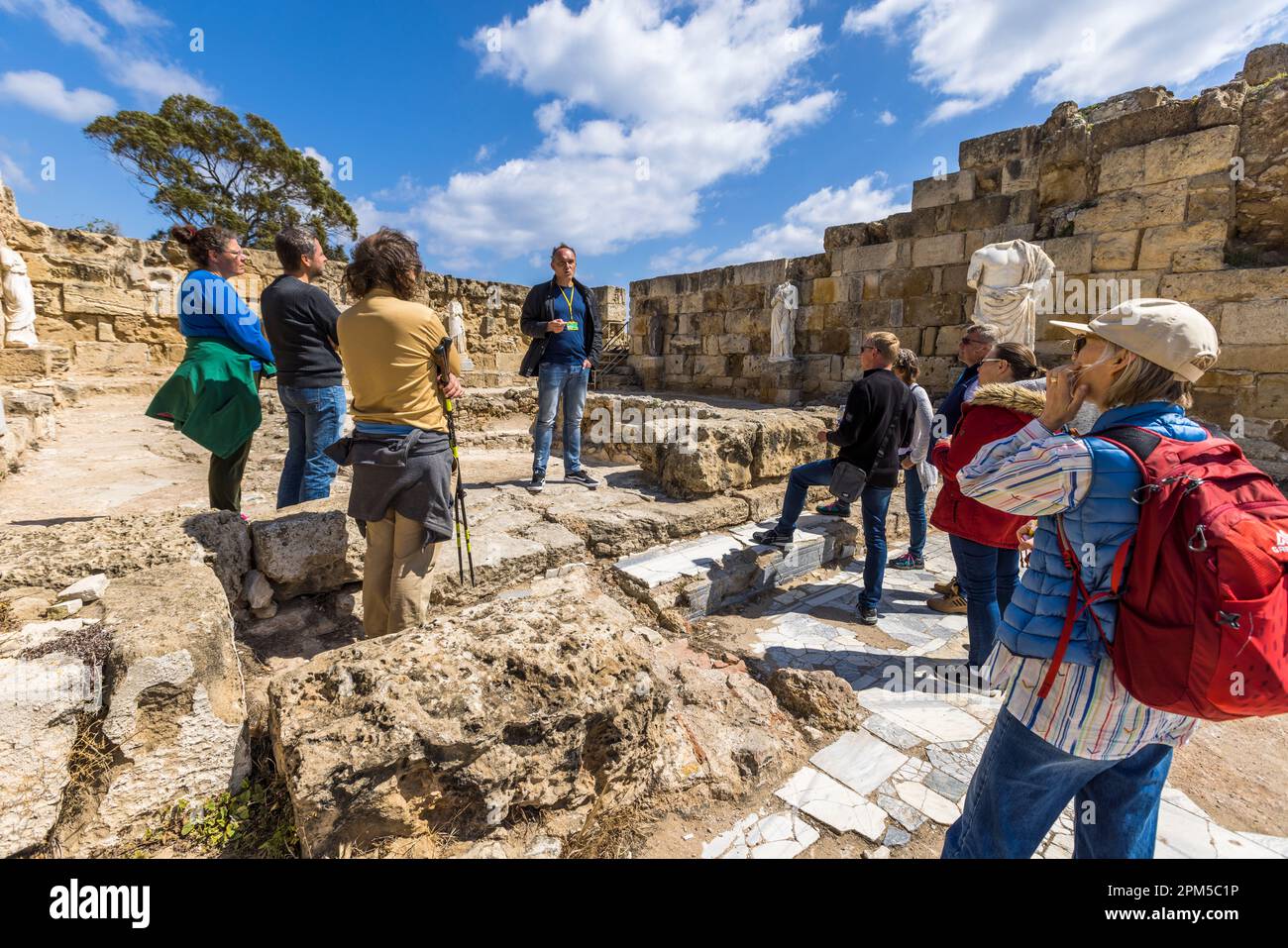 Ruins of the ancient Iron Age city-kingdom of Salamis near Agios ...