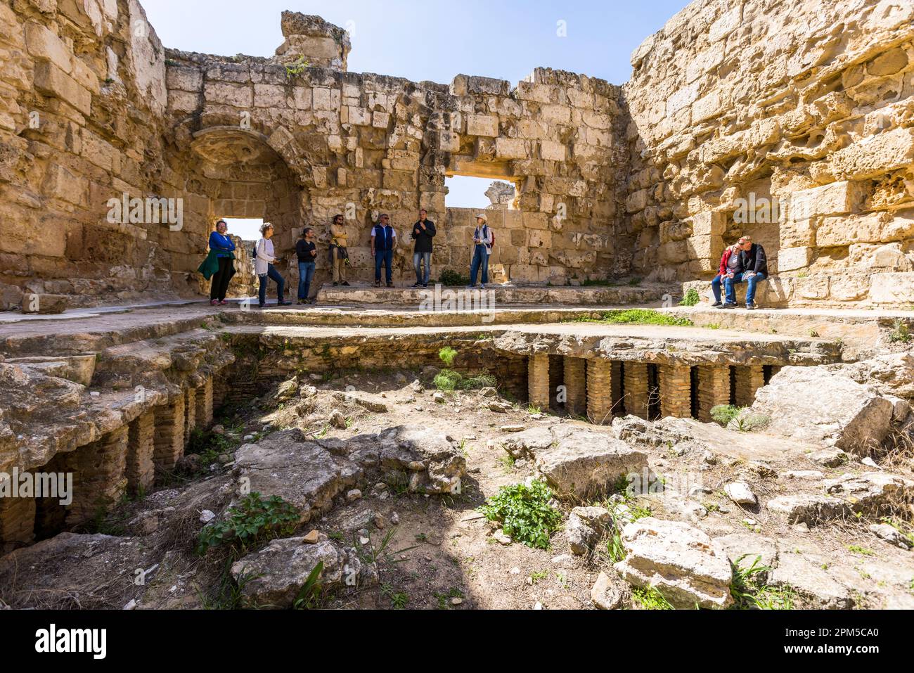 Ruins of the ancient Iron Age city-kingdom of Salamis near Agios ...