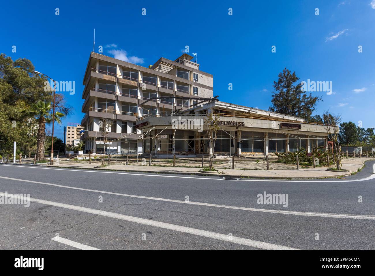 The ruined city of Varosha near Famagusta, Cyprus Stock Photo - Alamy