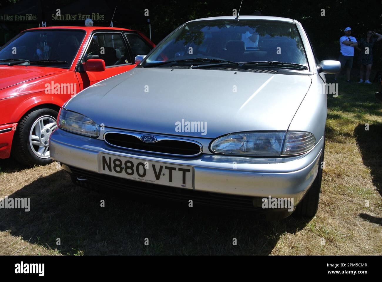 A 1996 Ford Mondeo parked on display at the 47th Historic Vehicle ...