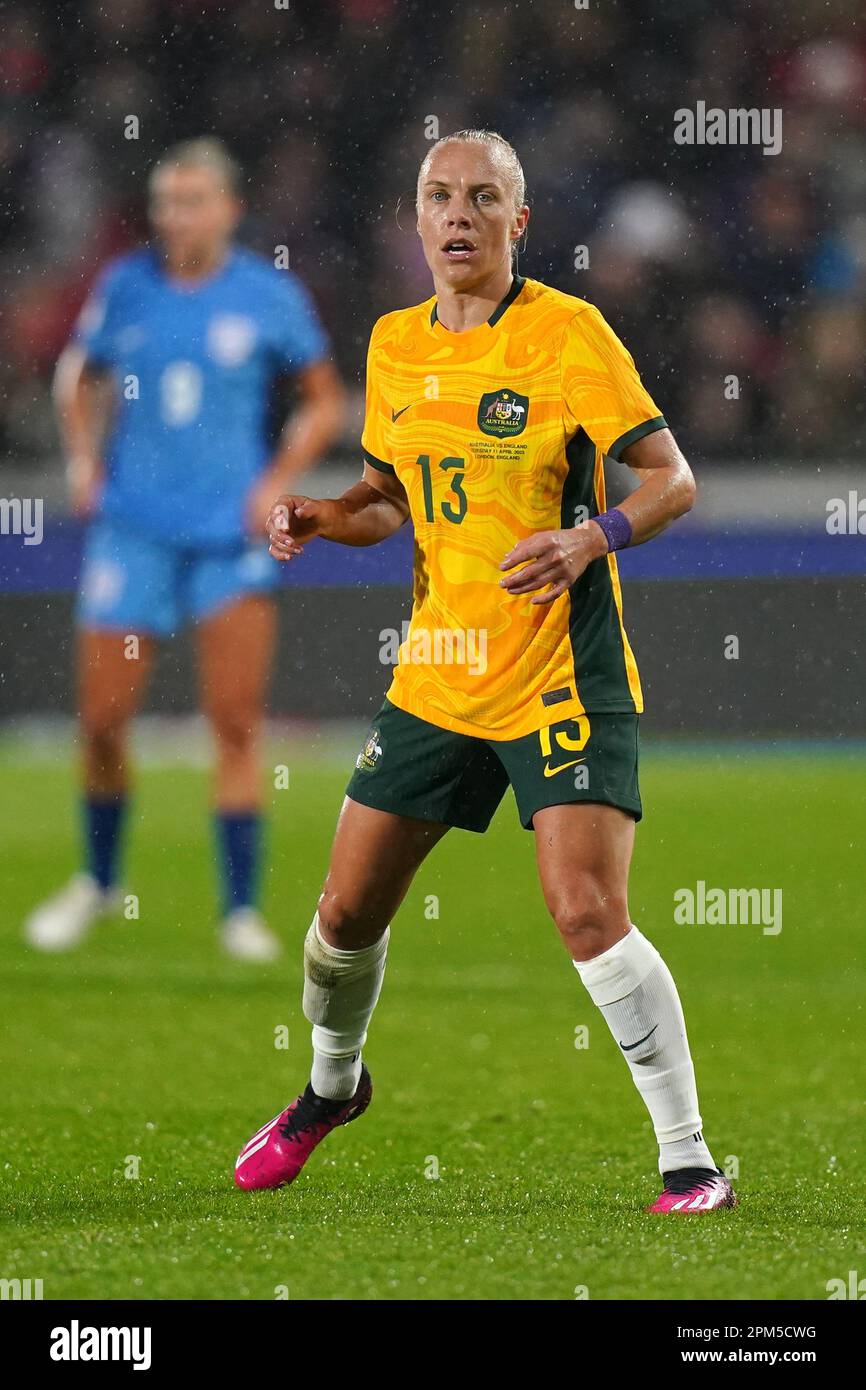 Australia's Tameka Yallop in action during the Alzheimer's Society ...