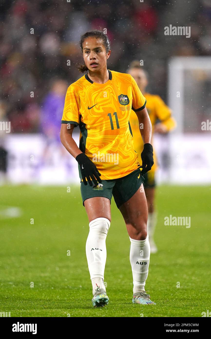 Australia's Mary Fowler in action during the Alzheimer's Society ...