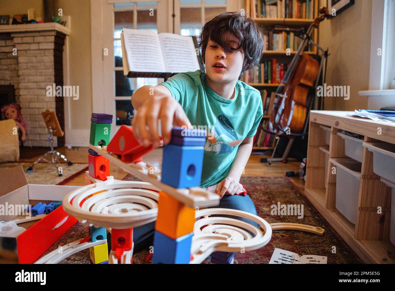Marble run toy hi-res stock photography and images - Alamy