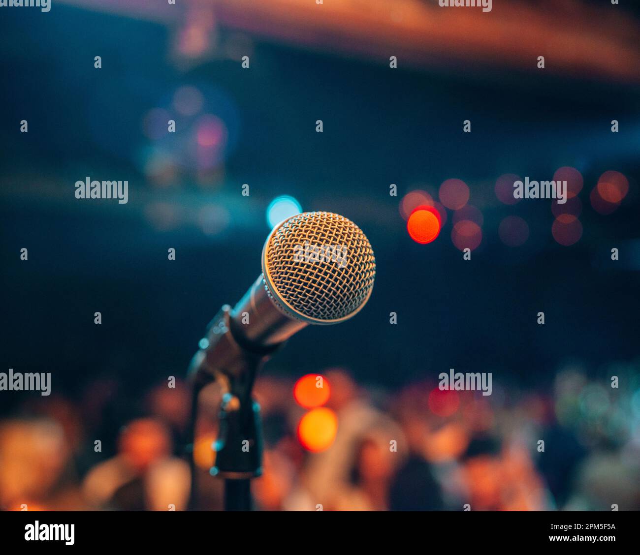 Concert Stage Microphone View