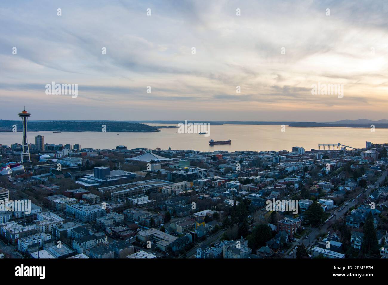 Drone view ferry waterfront architecture hi-res stock photography and ...